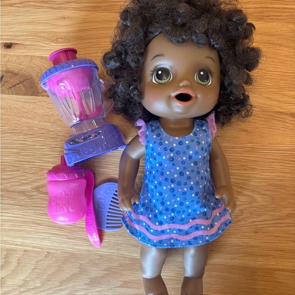 Baby Alive | Toys | Baby Alive Magical Mixer Bay Doll Blueberry Blast ...